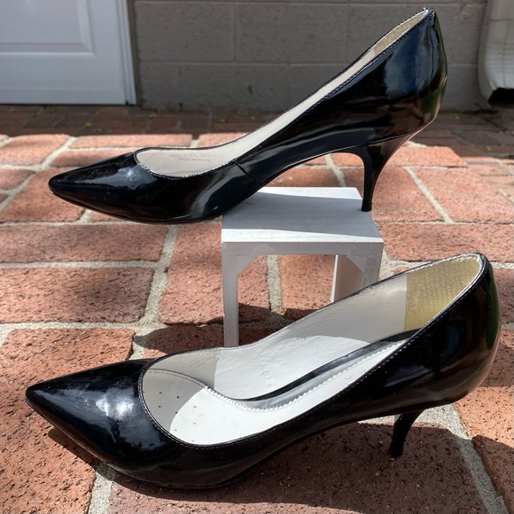Geox | Shoes | Like New Geox 2 34 Inch Black Patent Stiletto Heals Size ...